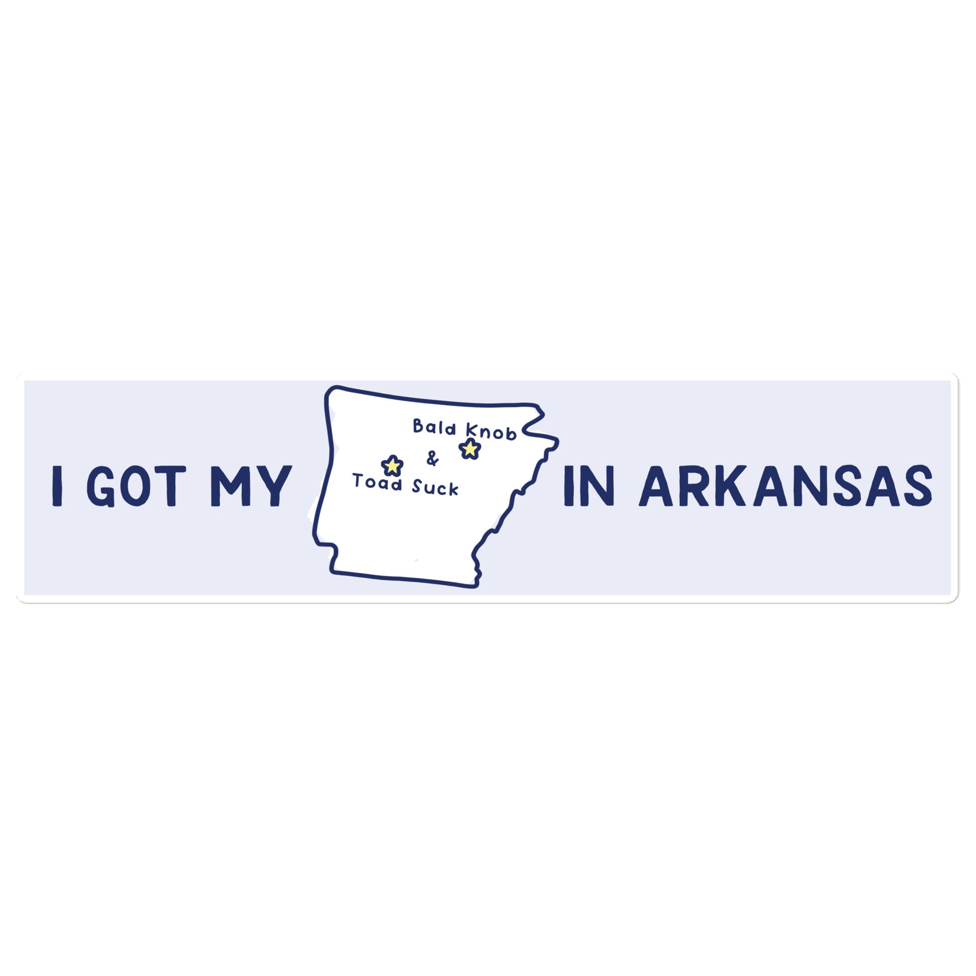 Bald Knob Toad Suck bumper sticker – Got Funny?
